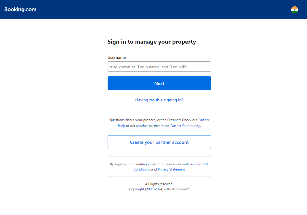 How to register hotel on booking.com easy 2 minute process